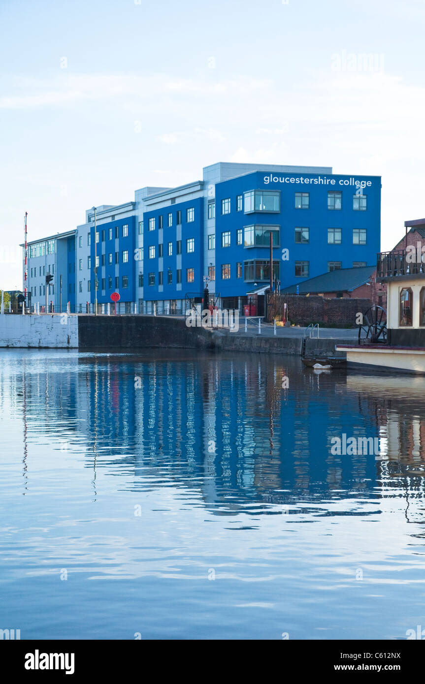Gloucestershire College, Gloucester Docks, Gloucestershire, UK Stock ...