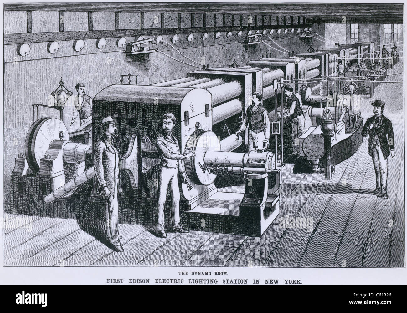 Thomas edison first power plant hi-res stock photography and images - Alamy