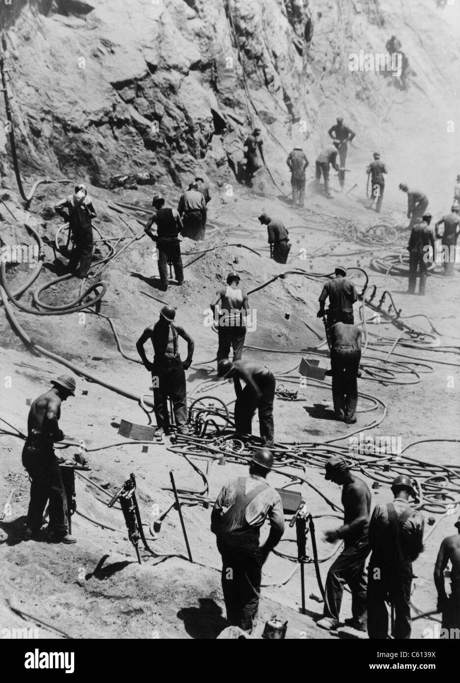 Hoover dam construction hi-res stock photography and images - Alamy