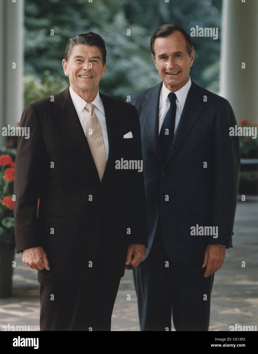 Official Portrait of President Reagan and Vice-President Bush. July 16 ... Official Portrait of President Reagan and Vice-President Bush. July 16 ...