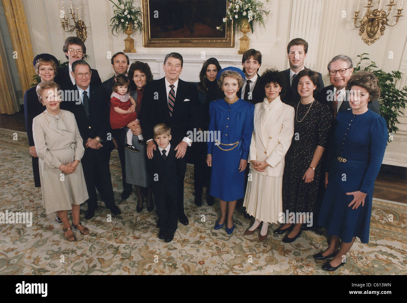 1985 Inaugural Family Photo from left to right Bess Davis Maureen ...