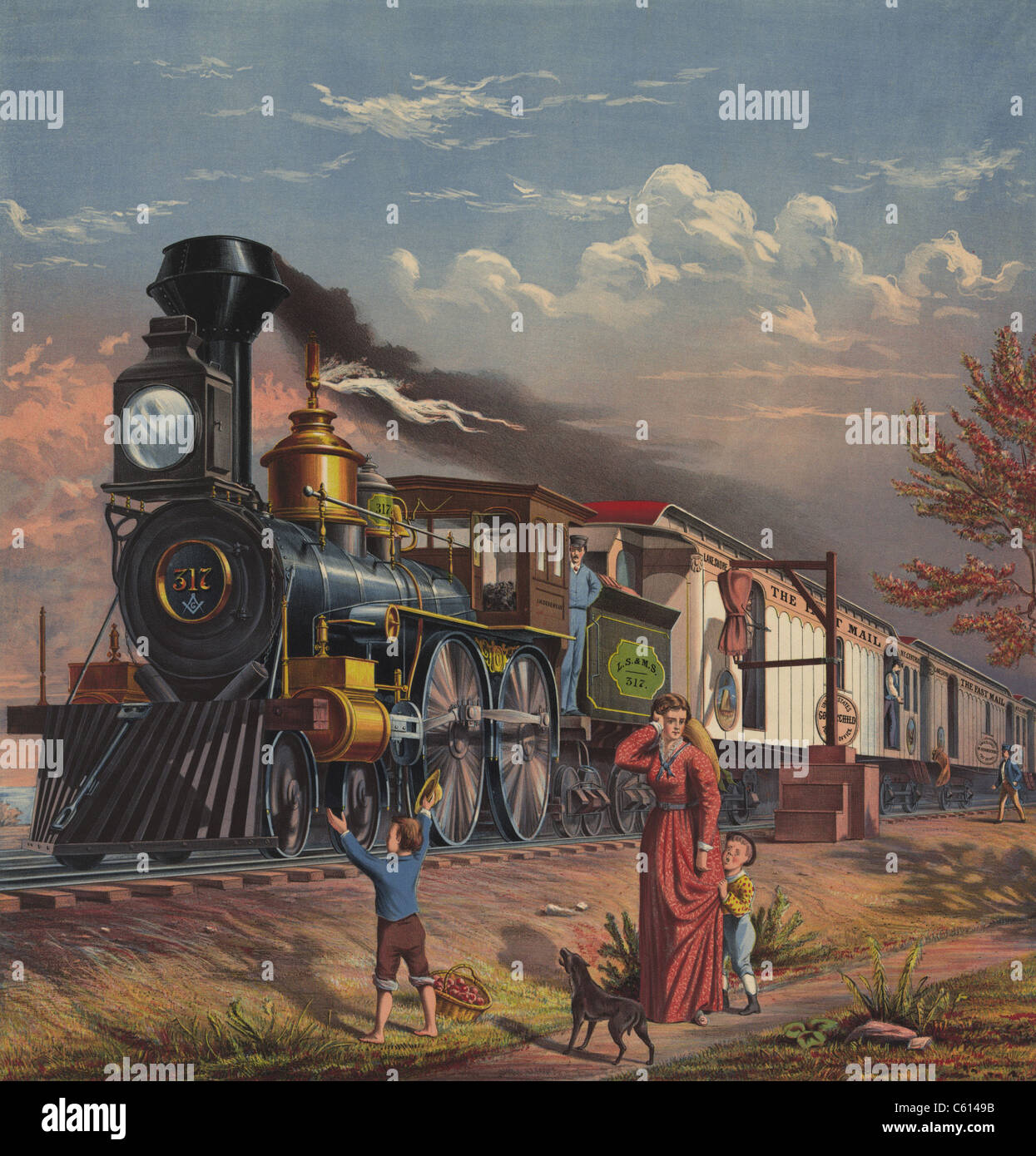 Railroads 19th century hi-res stock photography and images - Alamy