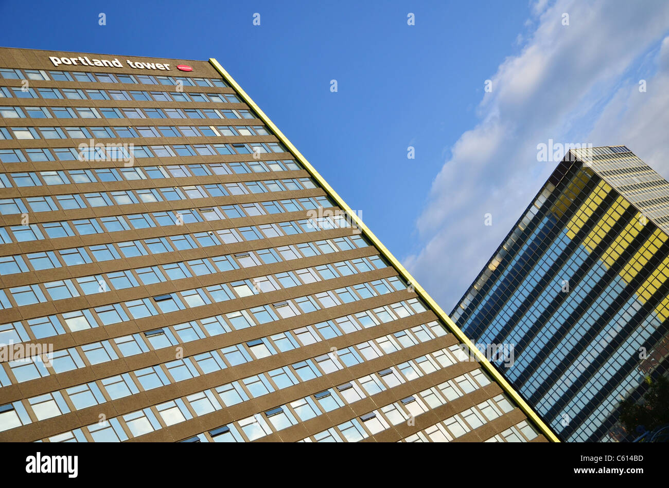 Portland Tower - Manchester Stock Photo - Alamy