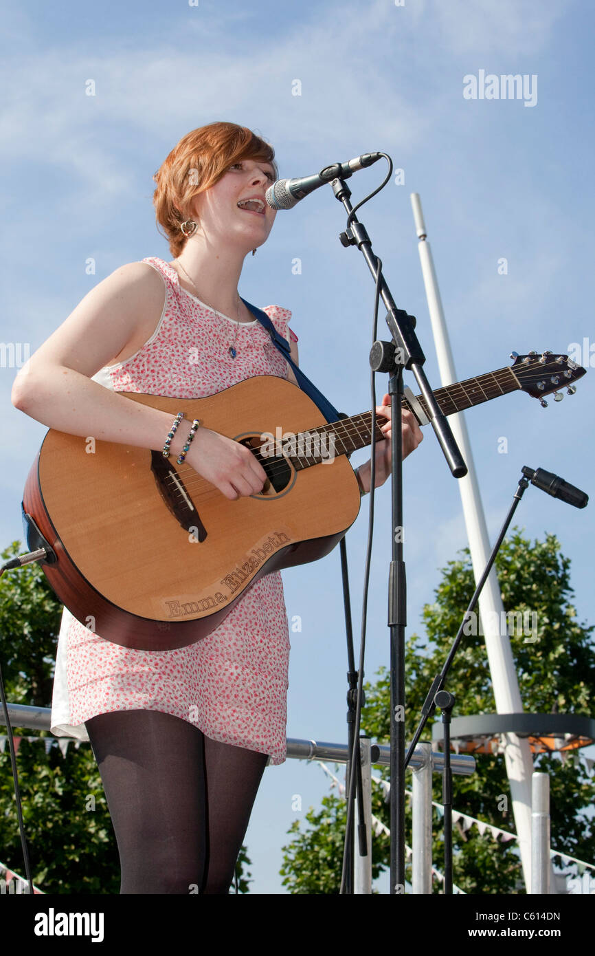 Mayor's Rhythm of London Busk-Off Finale, Emma Elizabeth Stock Photo ...