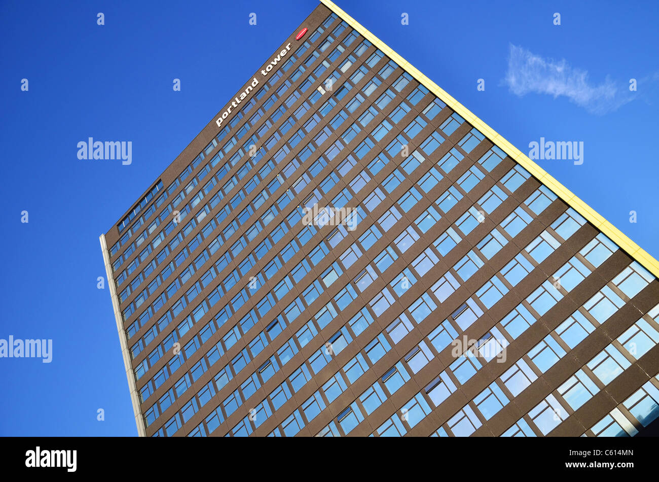 Portland Tower - Manchester Stock Photo - Alamy