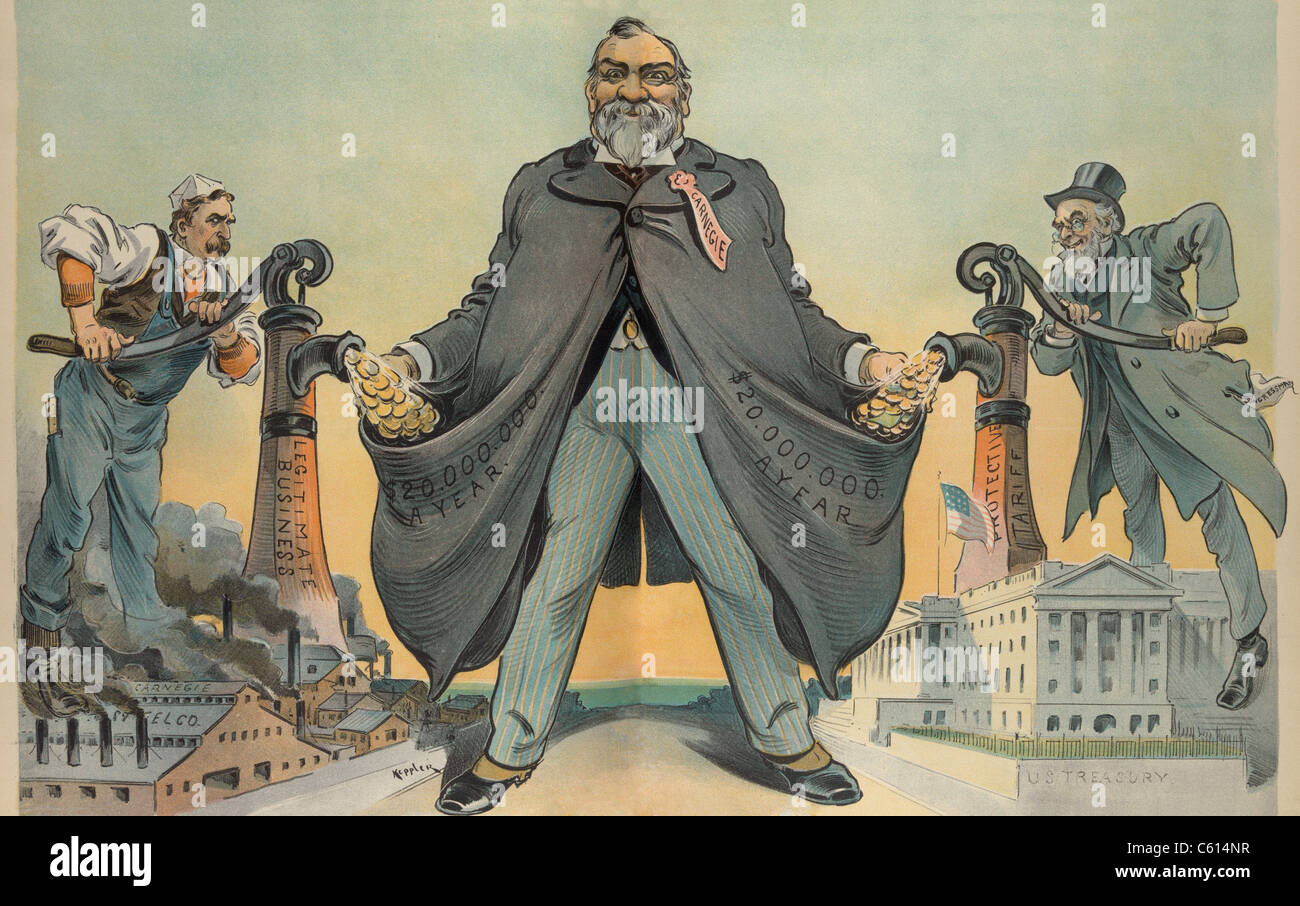 Robber barons cartoon hi-res stock photography and images - Alamy