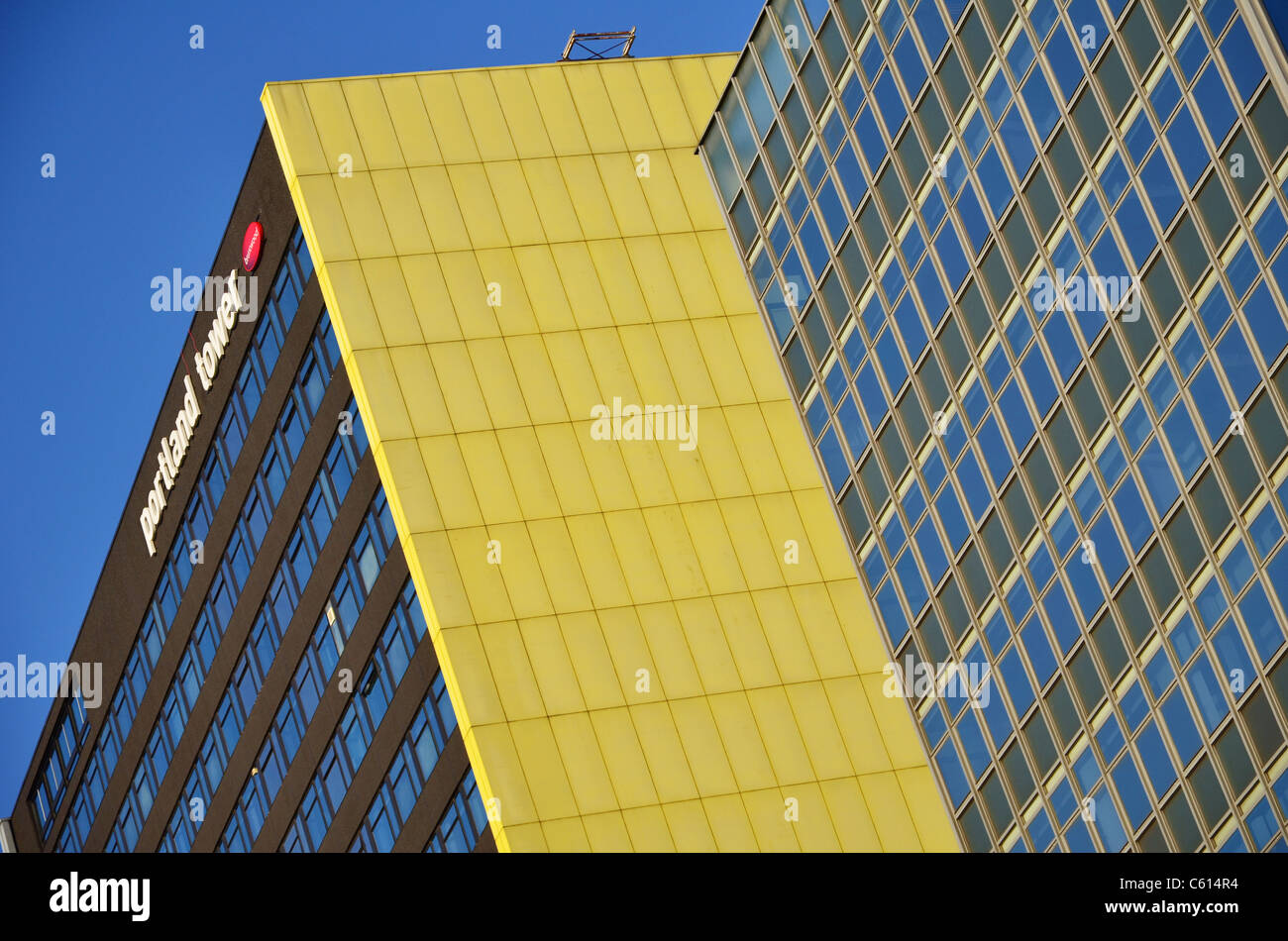 Portland Tower - Manchester Stock Photo - Alamy