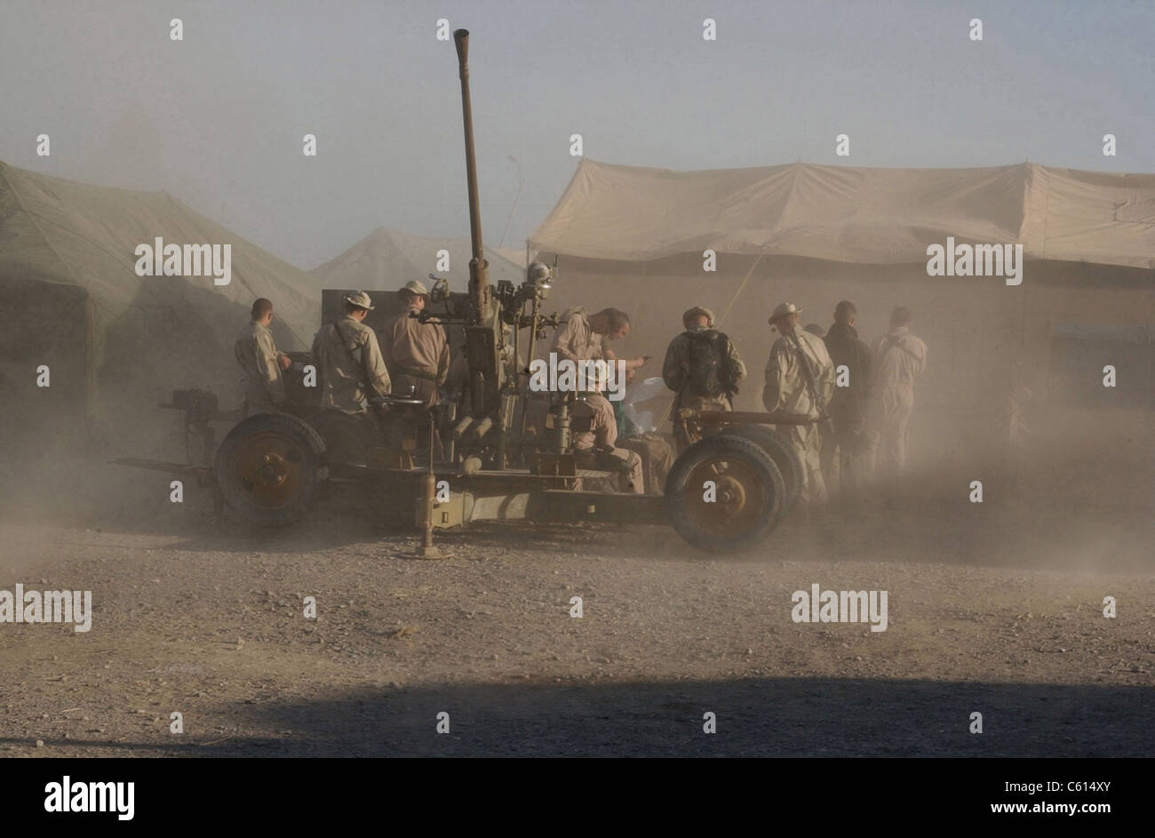 U.S. Marines at a forward operating base in Kandahar Afghanistan Dec ...