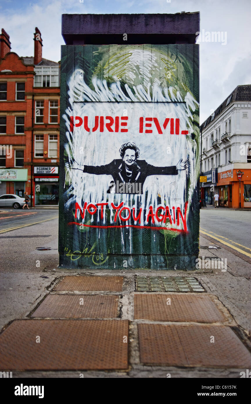Margaret thatcher graffiti hi-res stock photography and images - Alamy