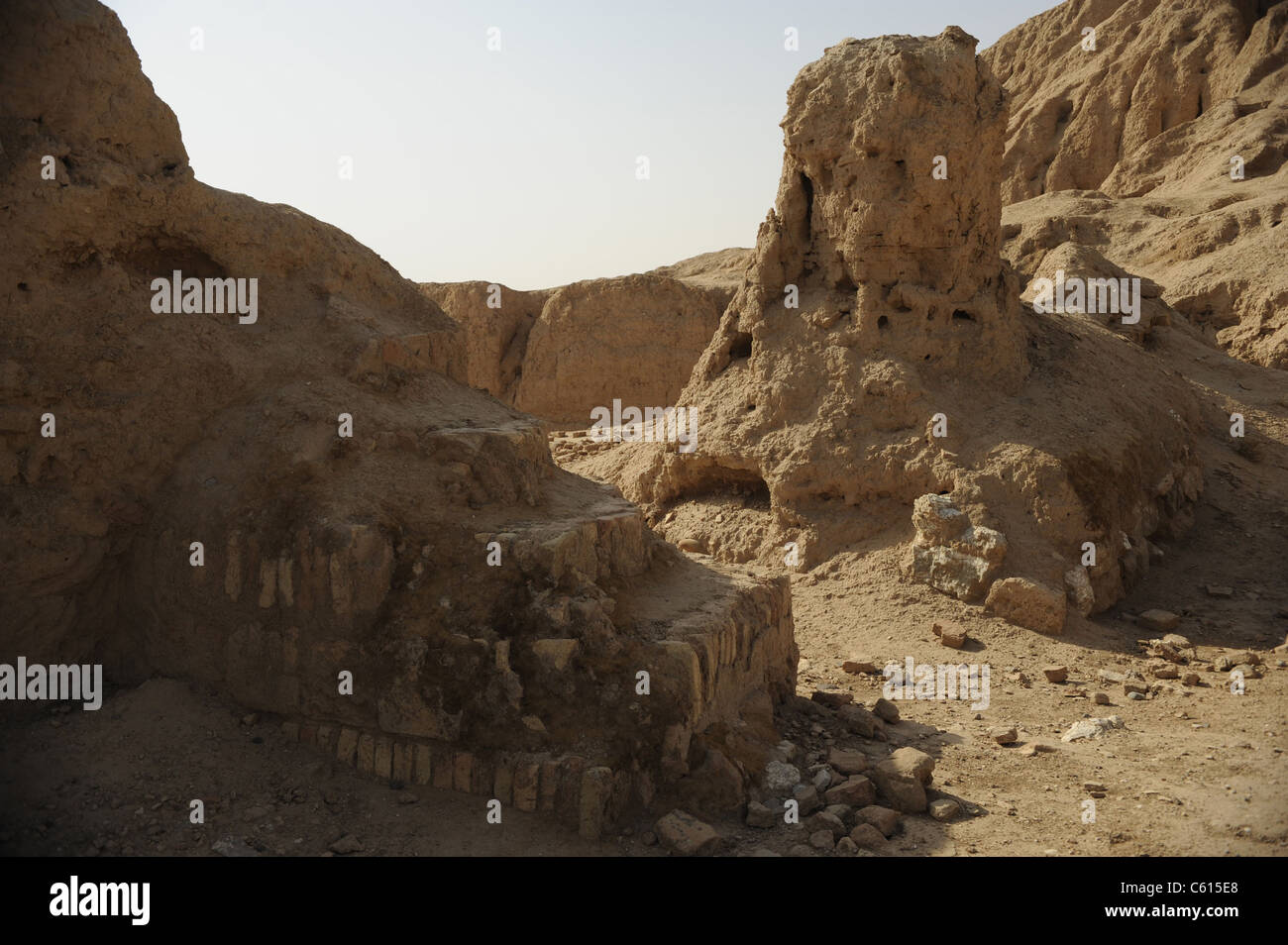 Ruins of the ancient city of Ashur the first capital of the Assyrian ...