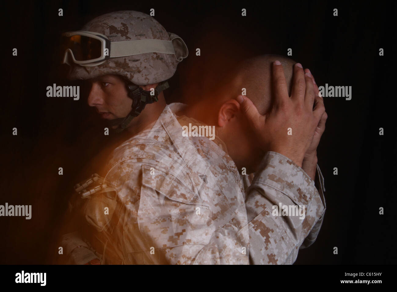 Us marine combat uniforms hi-res stock photography and images - Alamy
