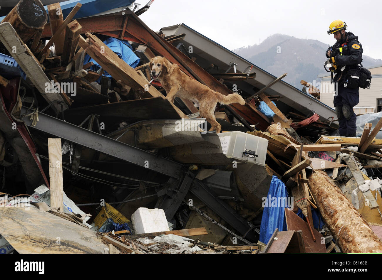 2011 tsunami japan rescue hi-res stock photography and images - Alamy