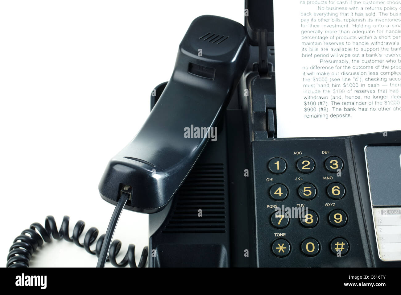 Fax machine image hi-res stock photography and images - Alamy