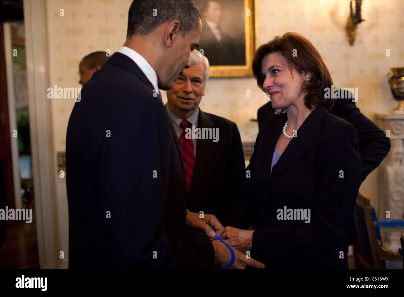 Vicki Kennedy wife of the late Sen. Edward Kennedy at the signing ...