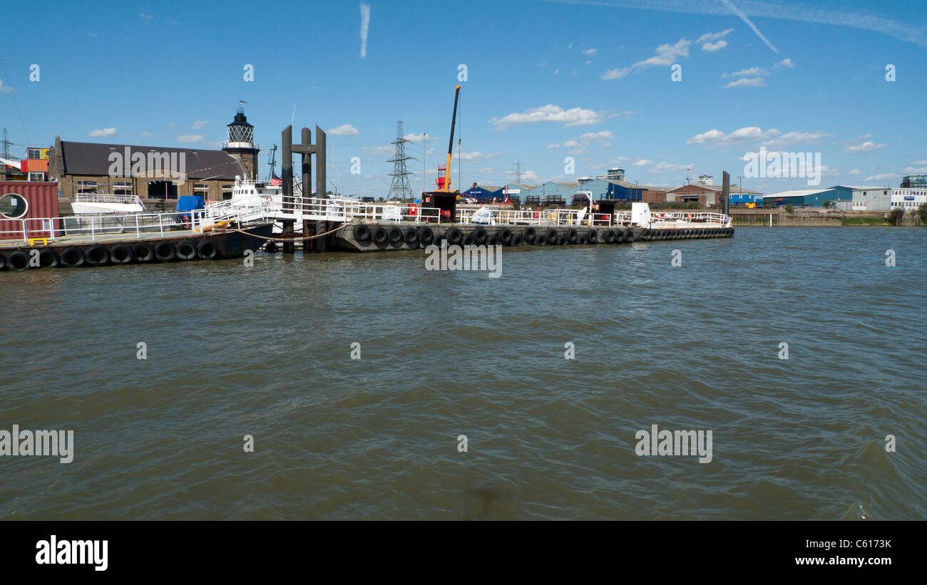 View of Trinity Buoy Wharf, Docklands, Canning Town, East London ...