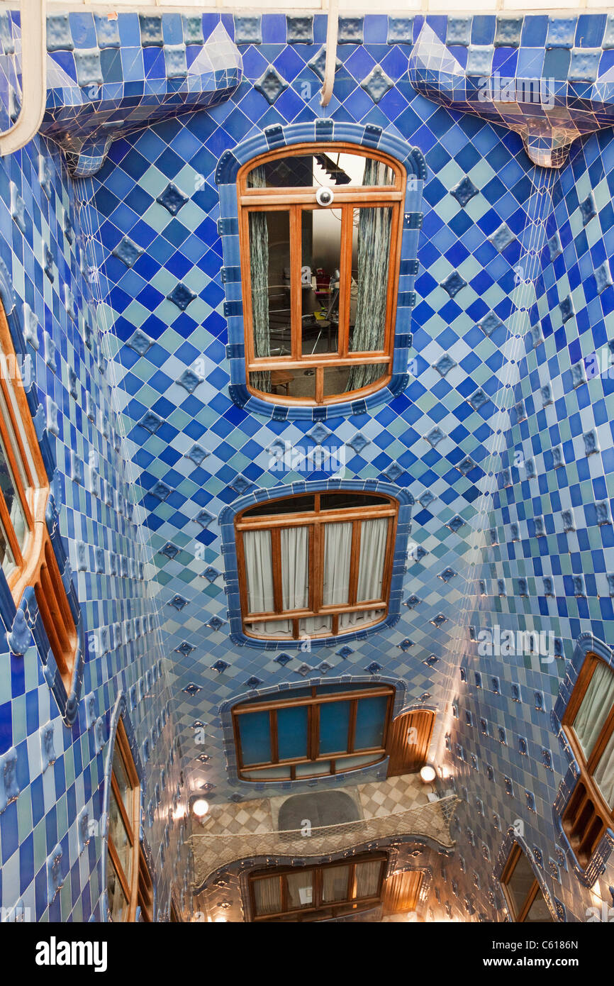 Spain, Barcelona, Casa Batllo, Interior View Stock Photo - Alamy