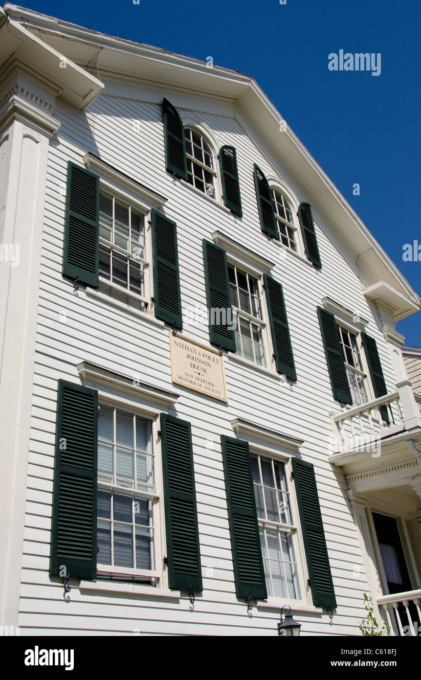 Massachusetts, New Bedford. Nathan and Mary (Polly) Johnson House, the ...