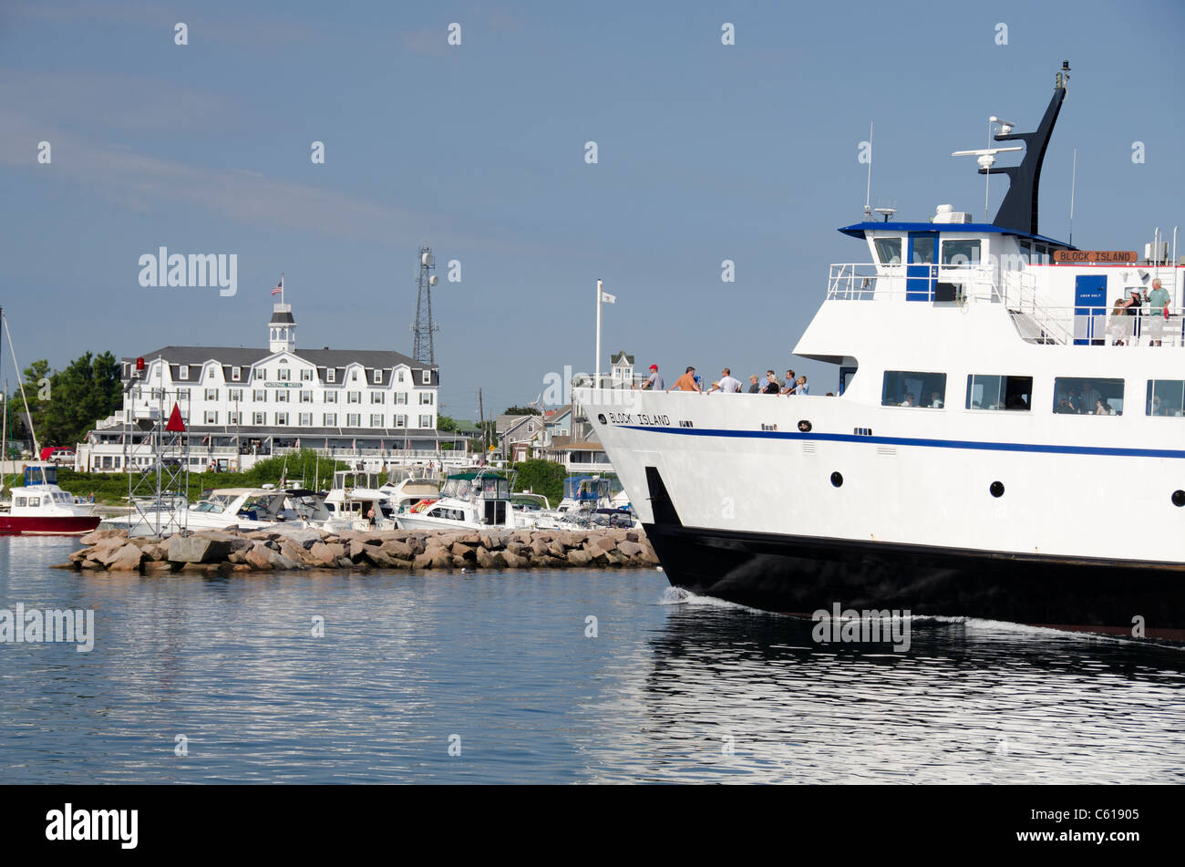 Rhode Island, Block Island (aka New Shoreham). The Block Island ferry ...