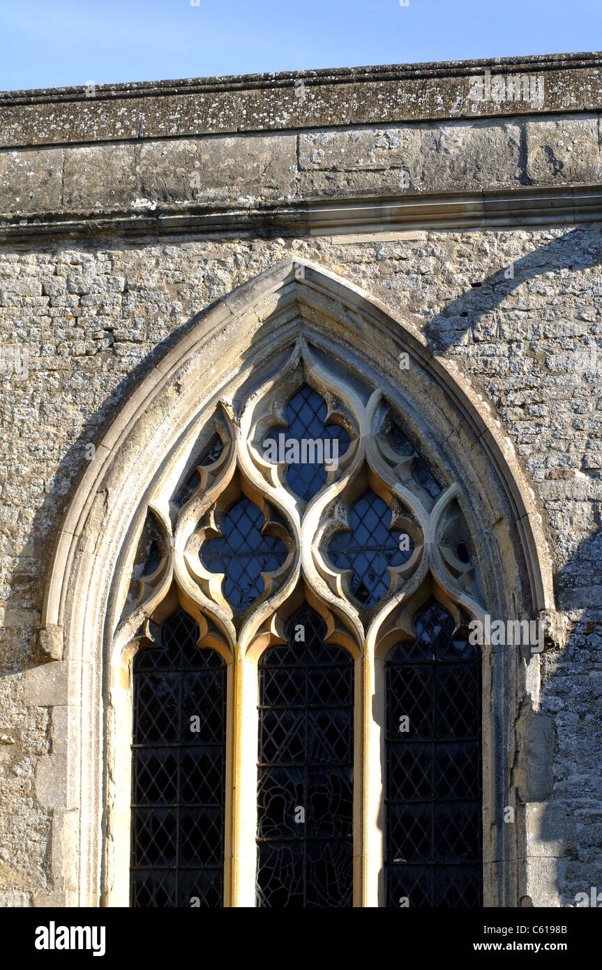 Window tracery, St. Mary the Virgin Church, Great Milton, Oxfordshire ...