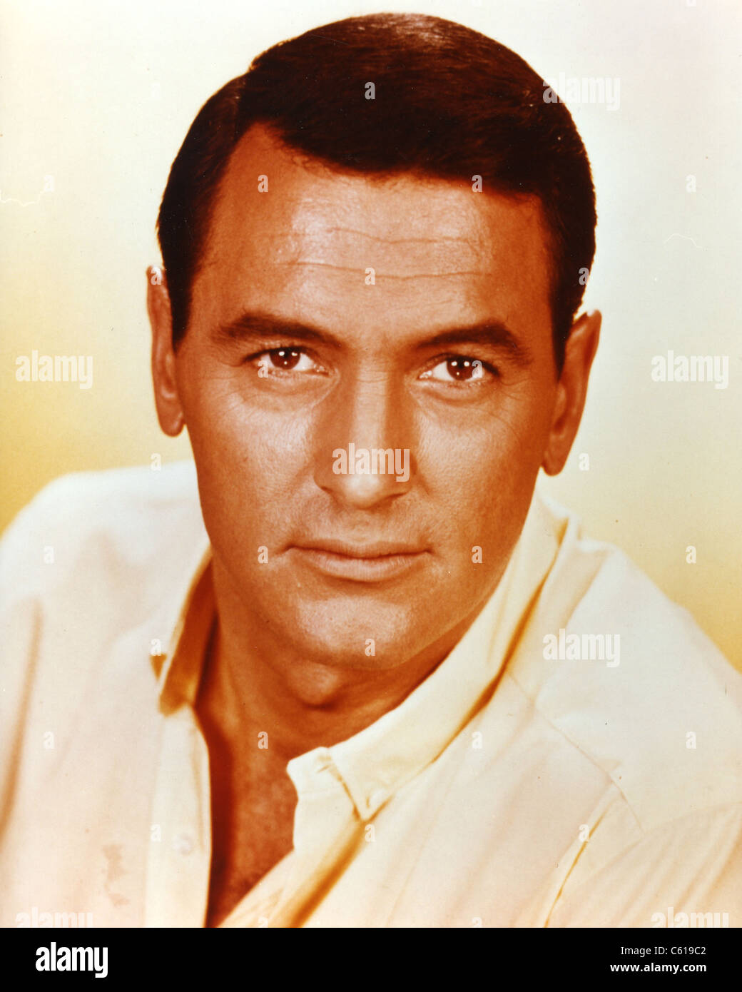 ROCK HUDSON (1925-1985) US film actor about 1955 Stock Photo - Alamy