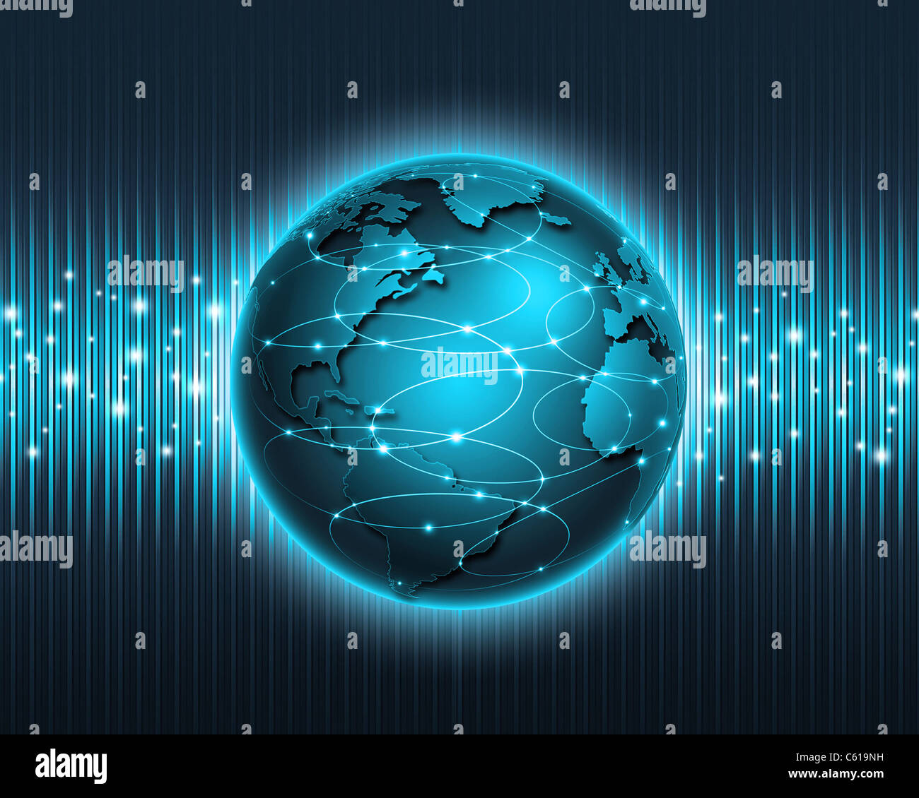 spectrum and globe Stock Photo - Alamy