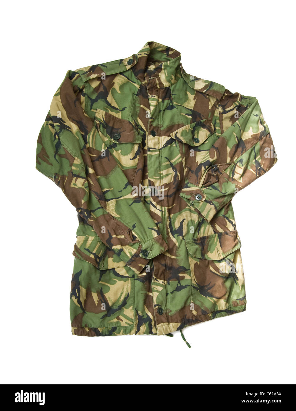 army uniform isolated on a white background Stock Photo - Alamy