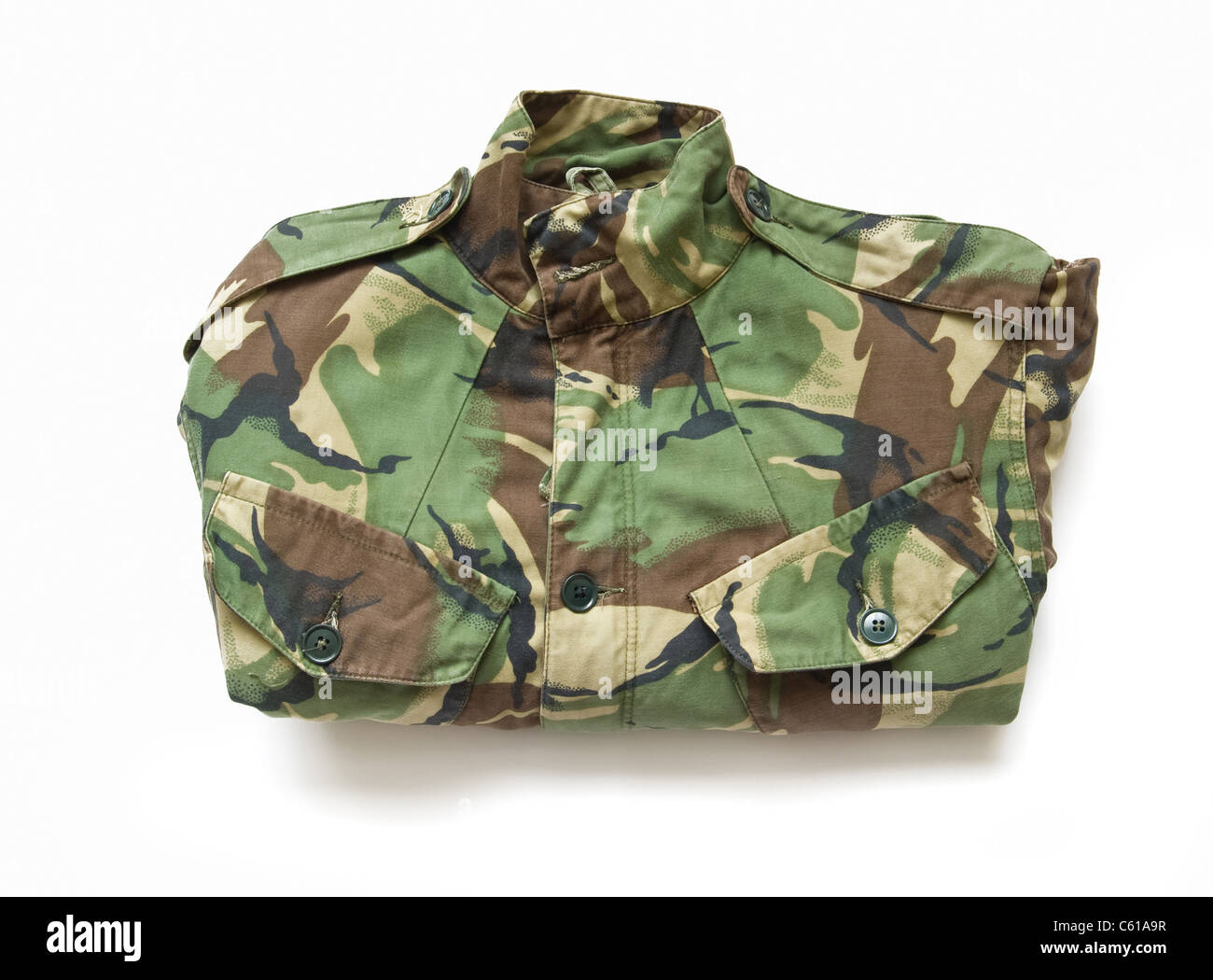 army uniform isolated on a white background Stock Photo - Alamy