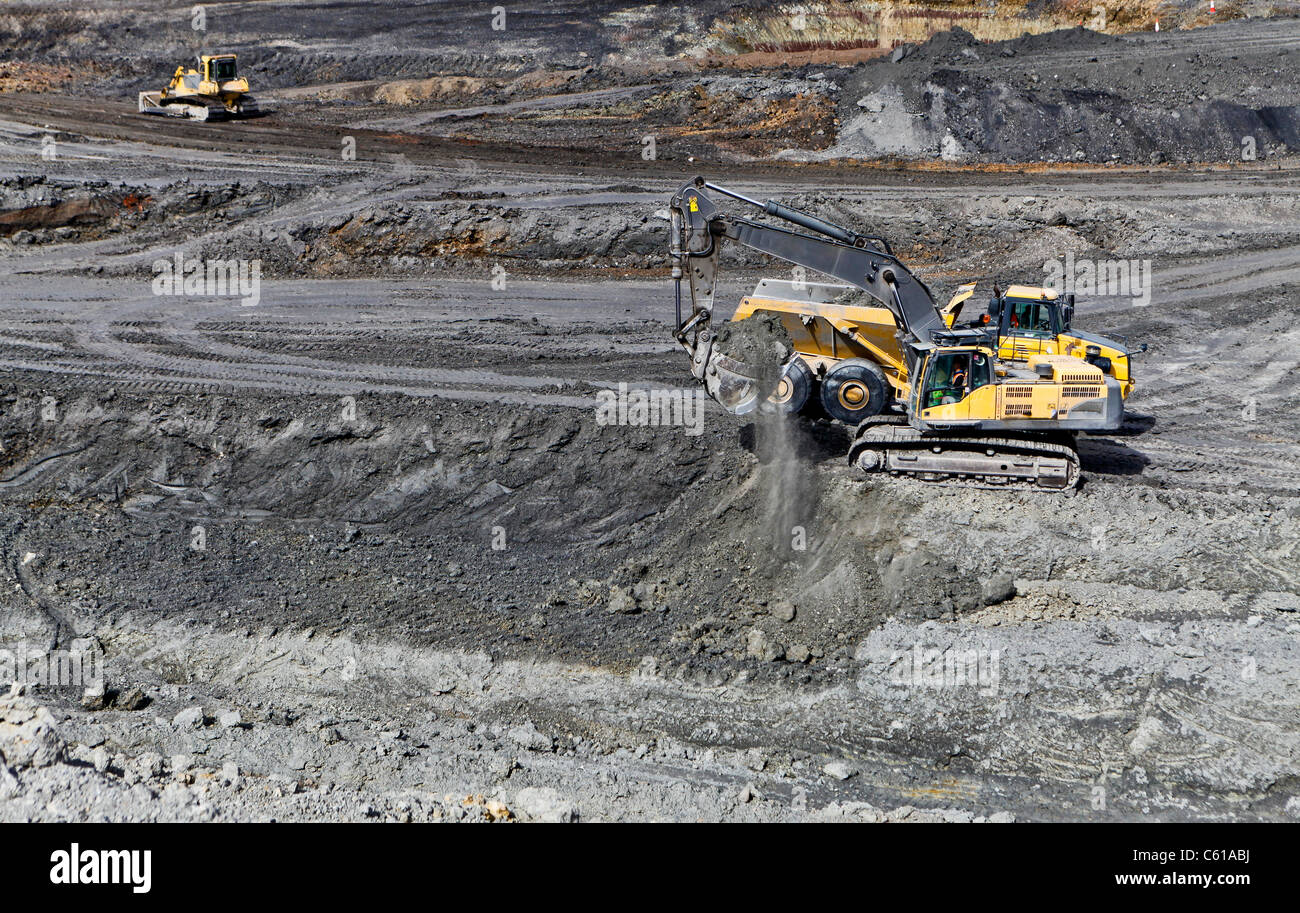 Groundwork on a construction sit in England Stock Photo - Alamy