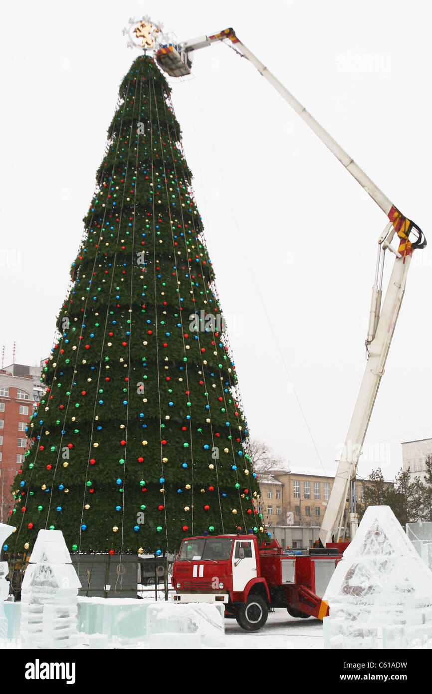 Tall tree for christmas hi-res stock photography and images - Alamy