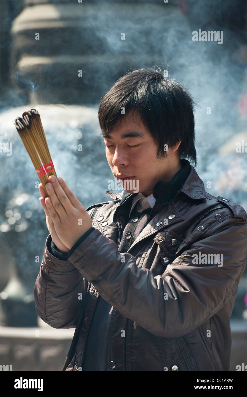 Buddhist follower hi-res stock photography and images - Alamy