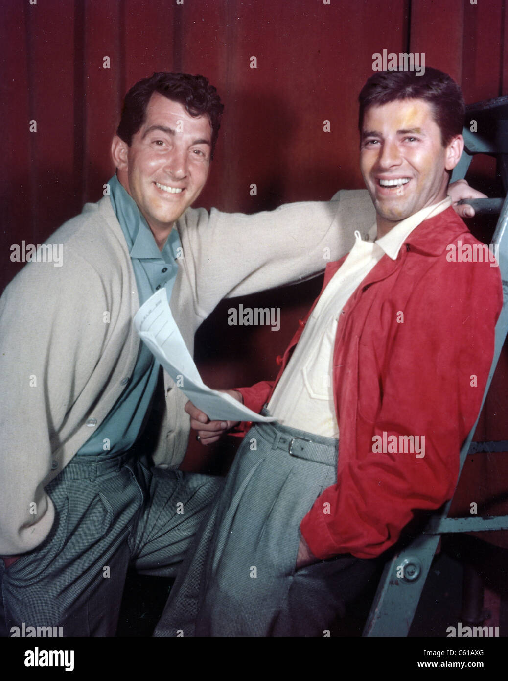 DEAN AND LEWIS - US film comedy duo of Dean Martin (left) and Jerry ...