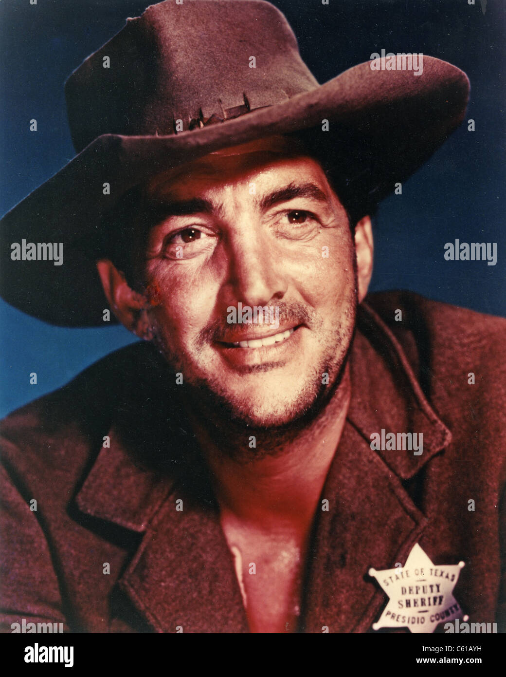 DEAN MARTIN (1917-1995) US singer, comedian and film actor in 1959 film ...