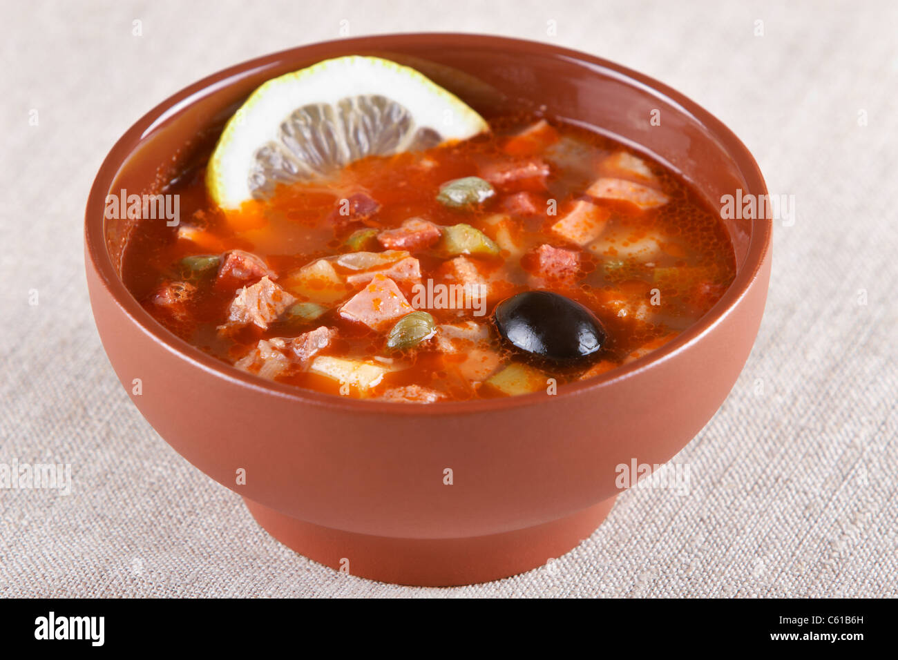Soljanka soup food hi-res stock photography and images - Alamy