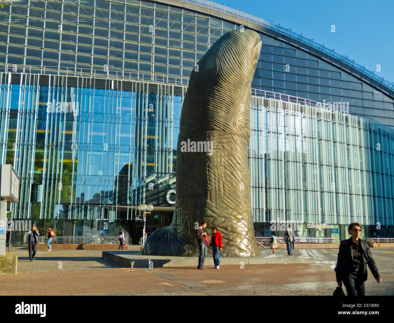 Paris, France, CNIT Corporate Building in La Défense Business Center ...