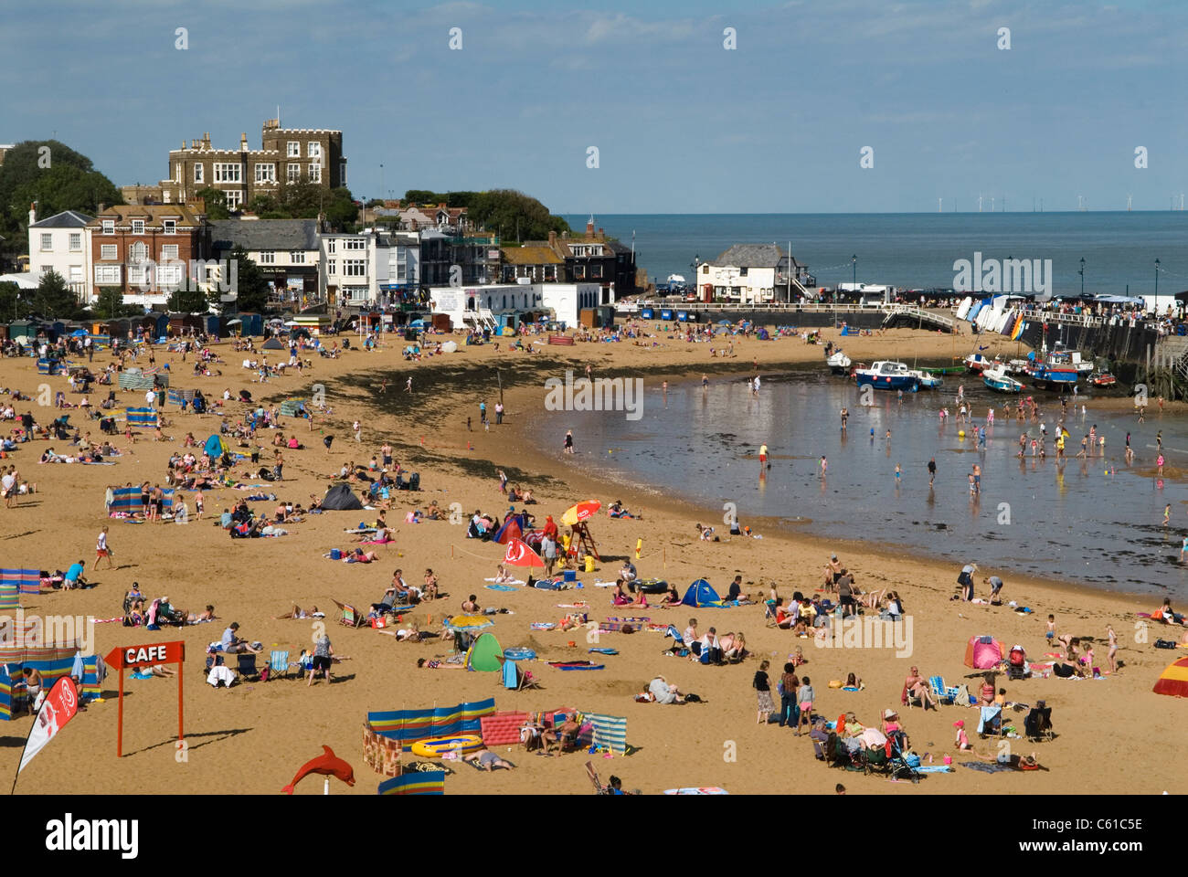 Charles Dickens Bleak House Viking Bay beach Broadstairs Kent Bleak ...