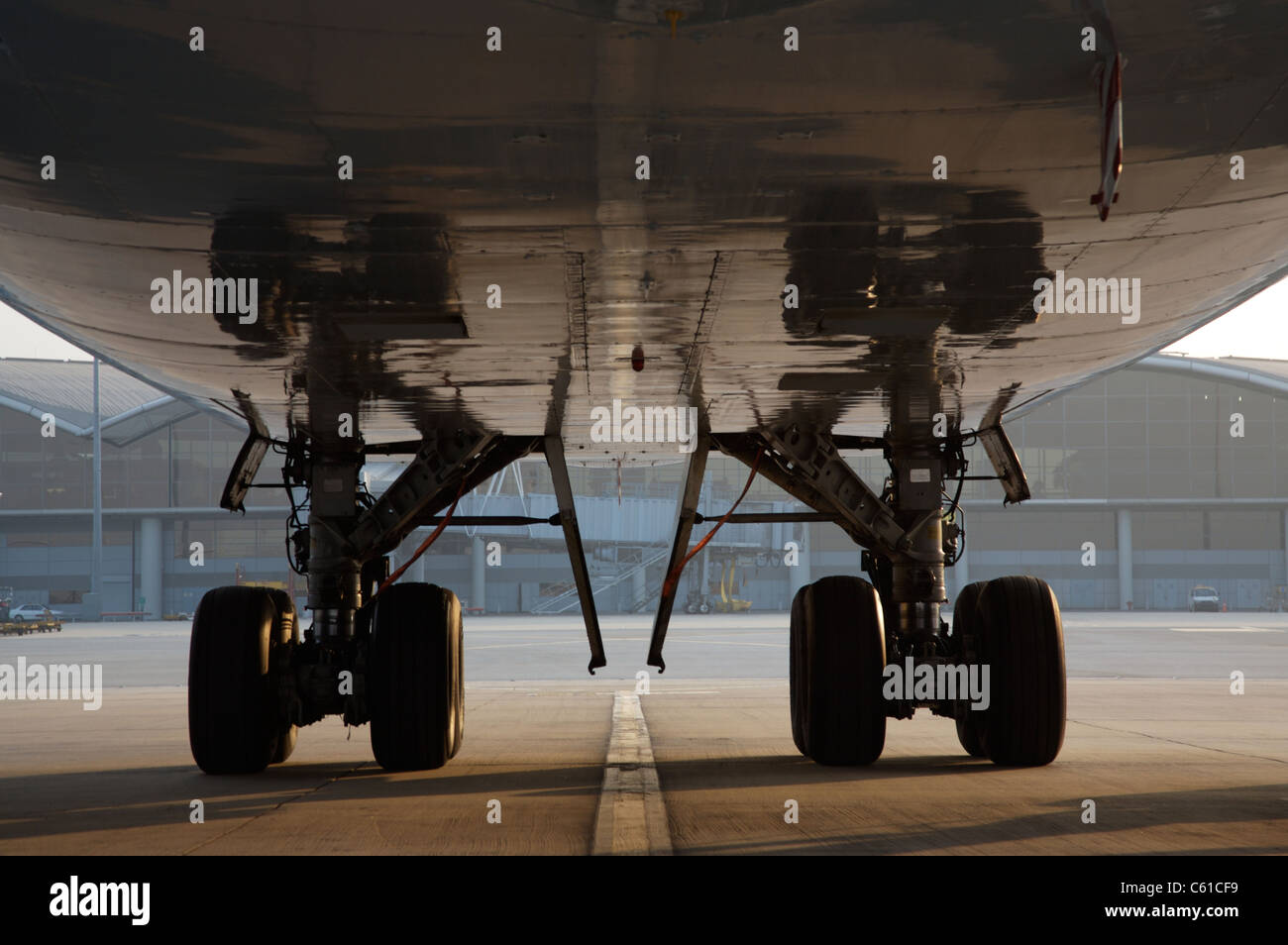 Plane undercarriage wheels wheel airplane aeroplane Stock Photo - Alamy