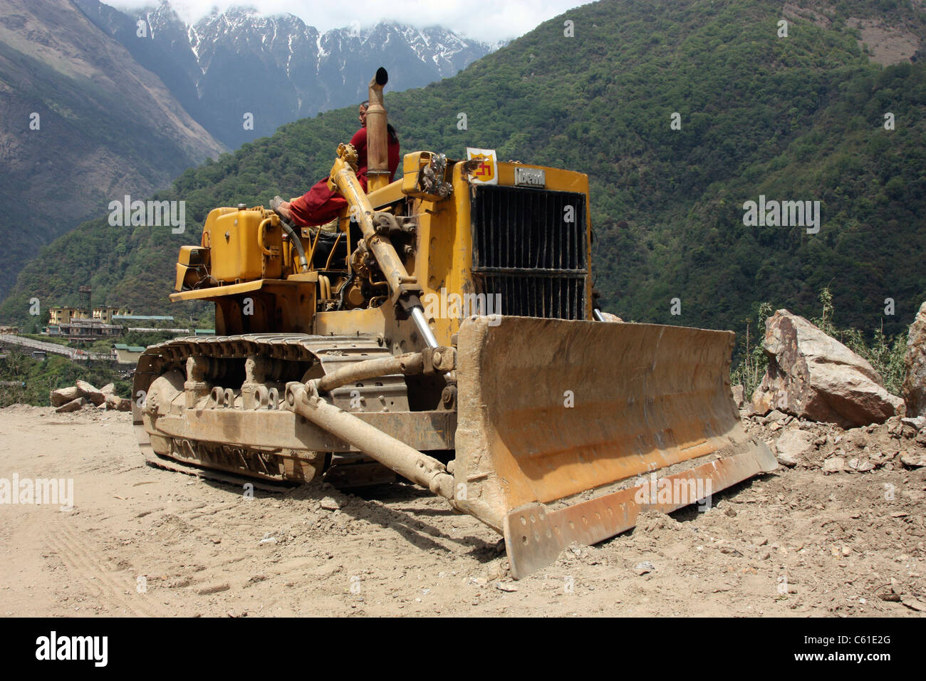 Bulldozer mud hi-res stock photography and images - Alamy