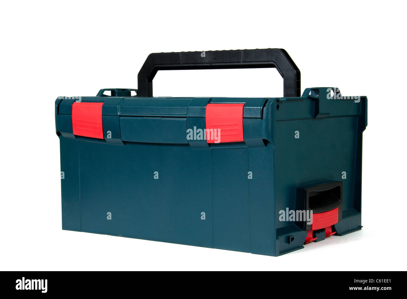 Tool box, isolated on a white background Stock Photo - Alamy