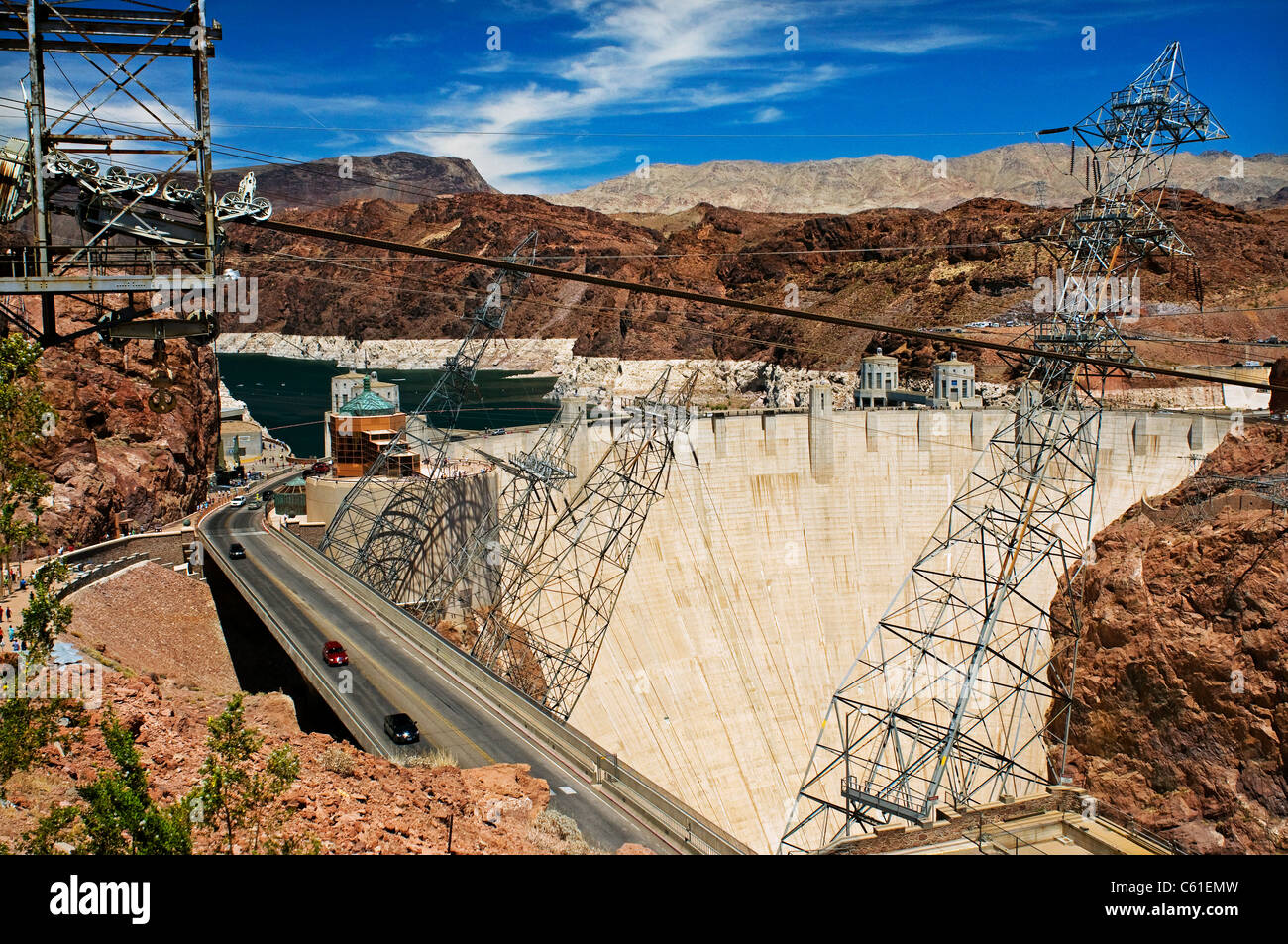 Hoover dam lake mead Boulder city NV Stock Photo - Alamy