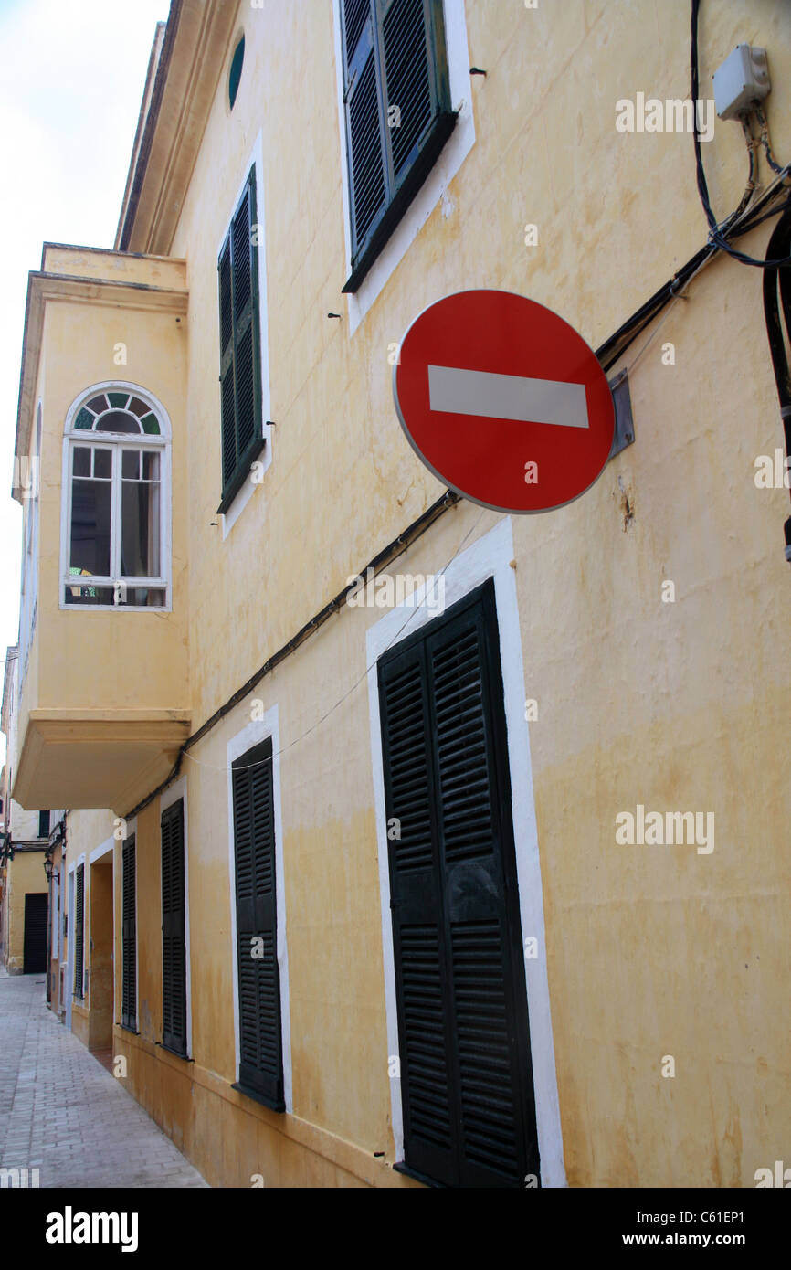 No Entry Sign Spain High Resolution Stock Photography and Images - Alamy