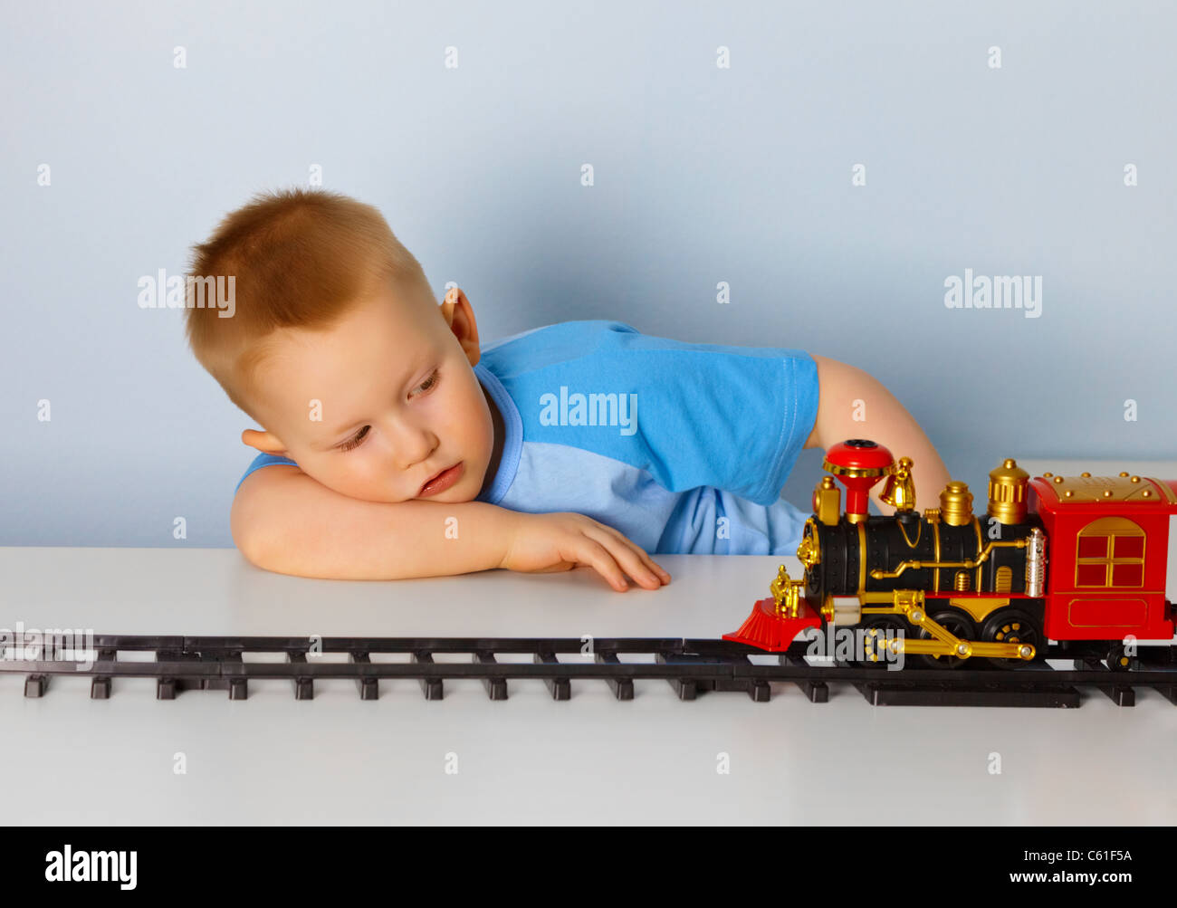 Little red train hi-res stock photography and images - Alamy