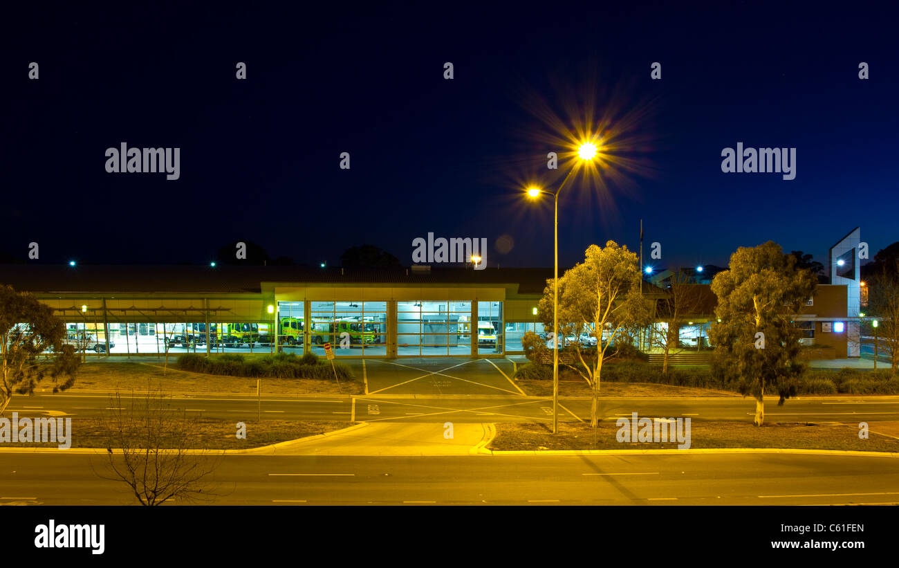 Emergency agency operations centre at night Stock Photo - Alamy