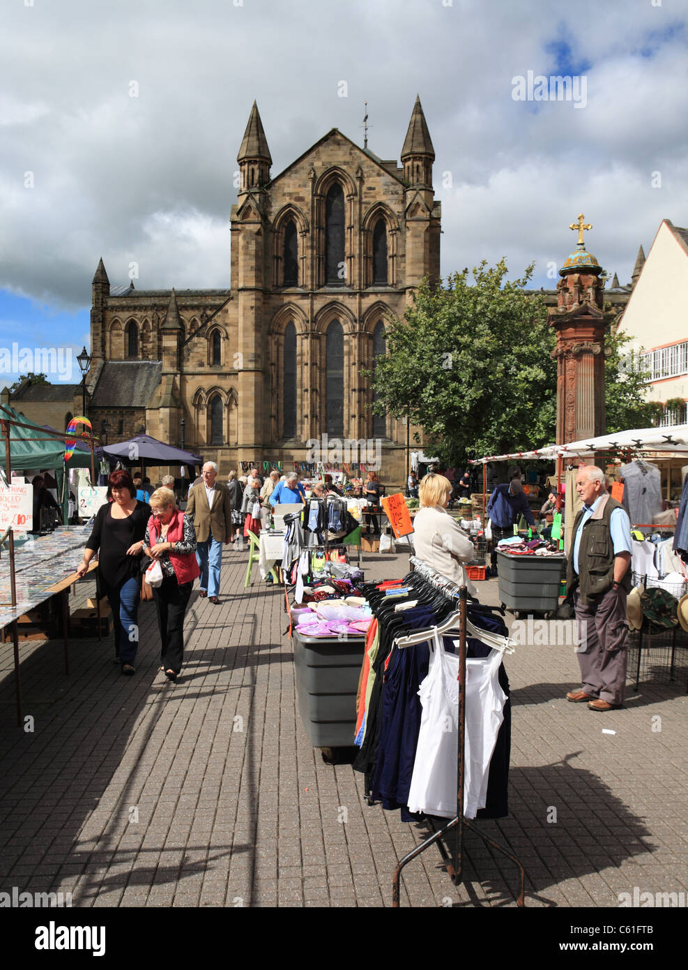 Hexham northumberland market hi-res stock photography and images - Alamy