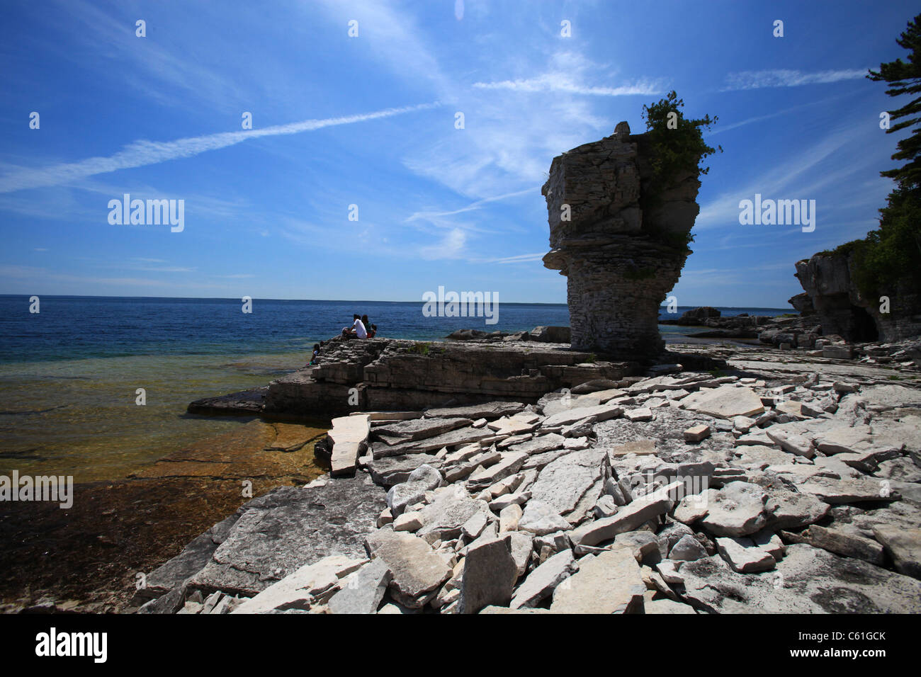 Ontario flowerpot island in georgian bay hi-res stock photography and ...