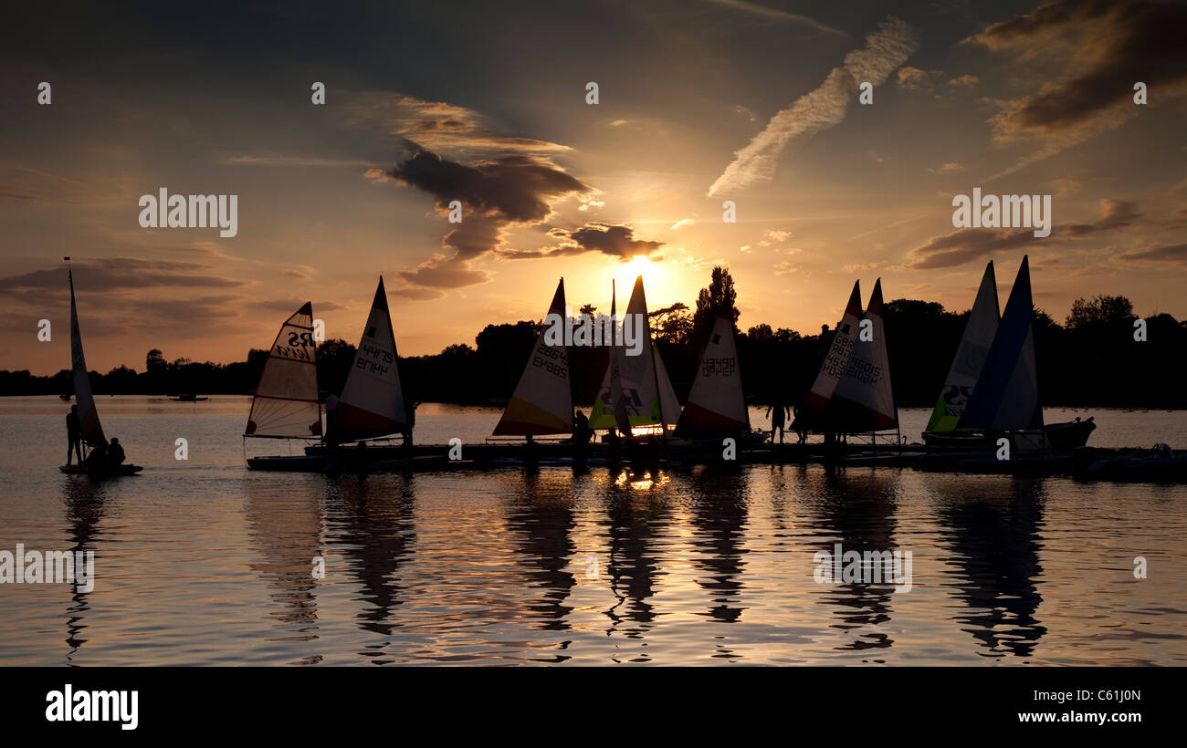 Oulton Broad Suffolk Norfolk Broads Stock Photo - Alamy