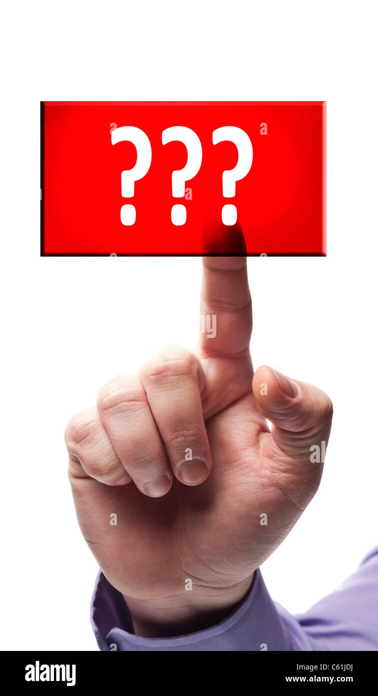Question mark button icon hi-res stock photography and images - Alamy
