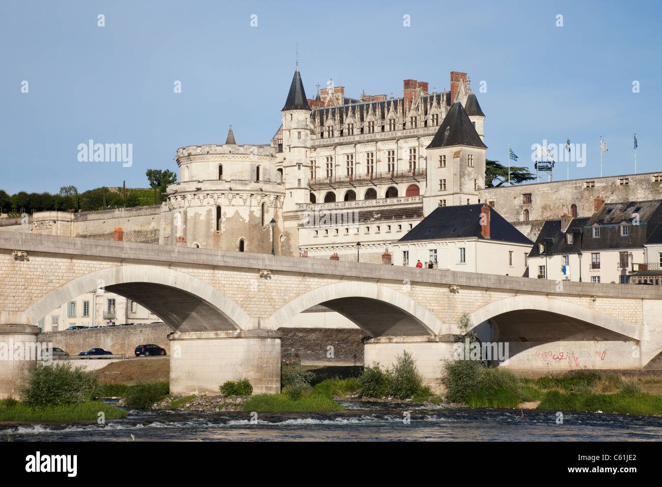 France, Loire Valley, Amboise, Amboise Castle Stock Photo - Alamy