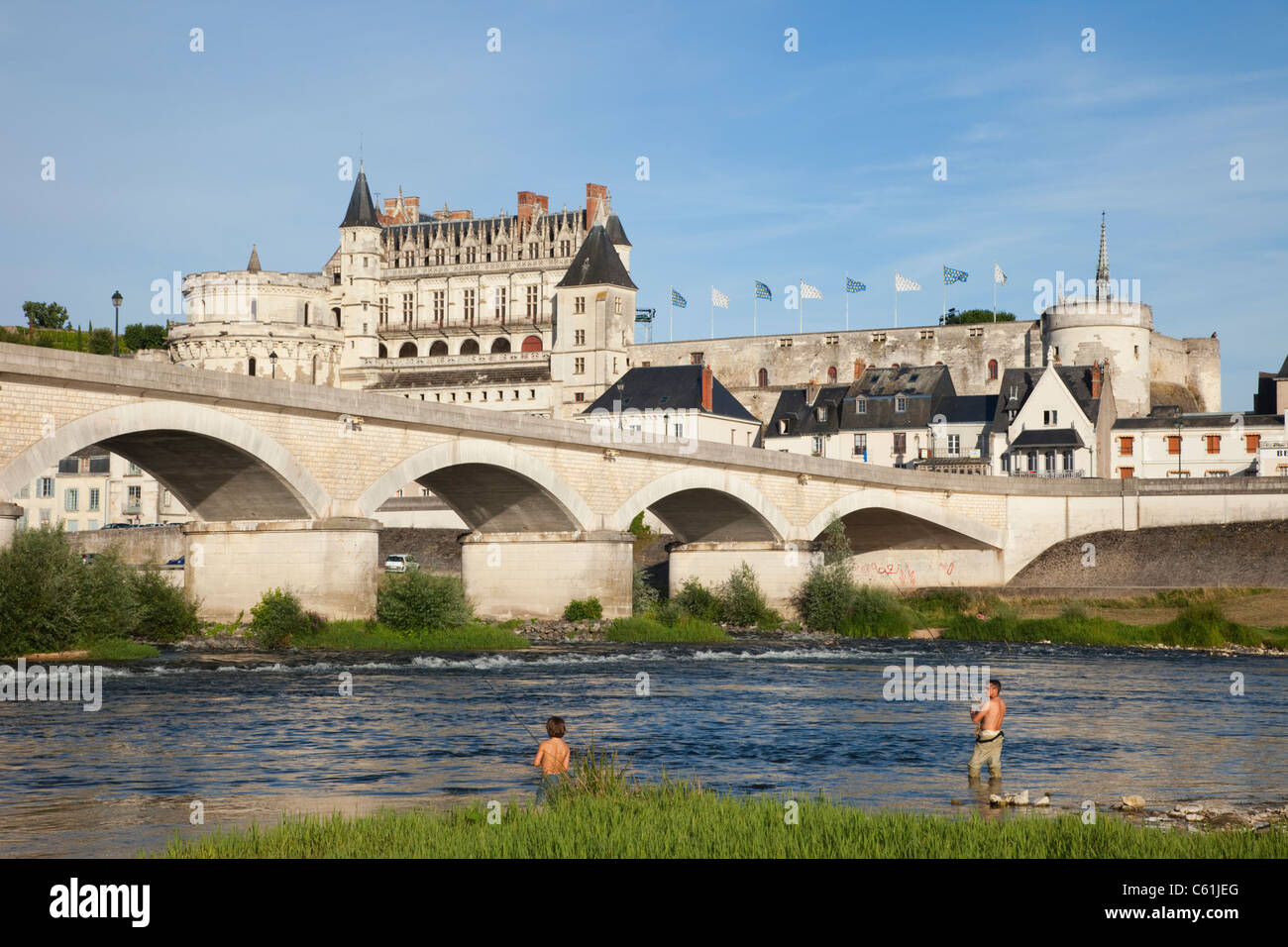 France, Loire Valley, Amboise, Amboise Castle Stock Photo - Alamy