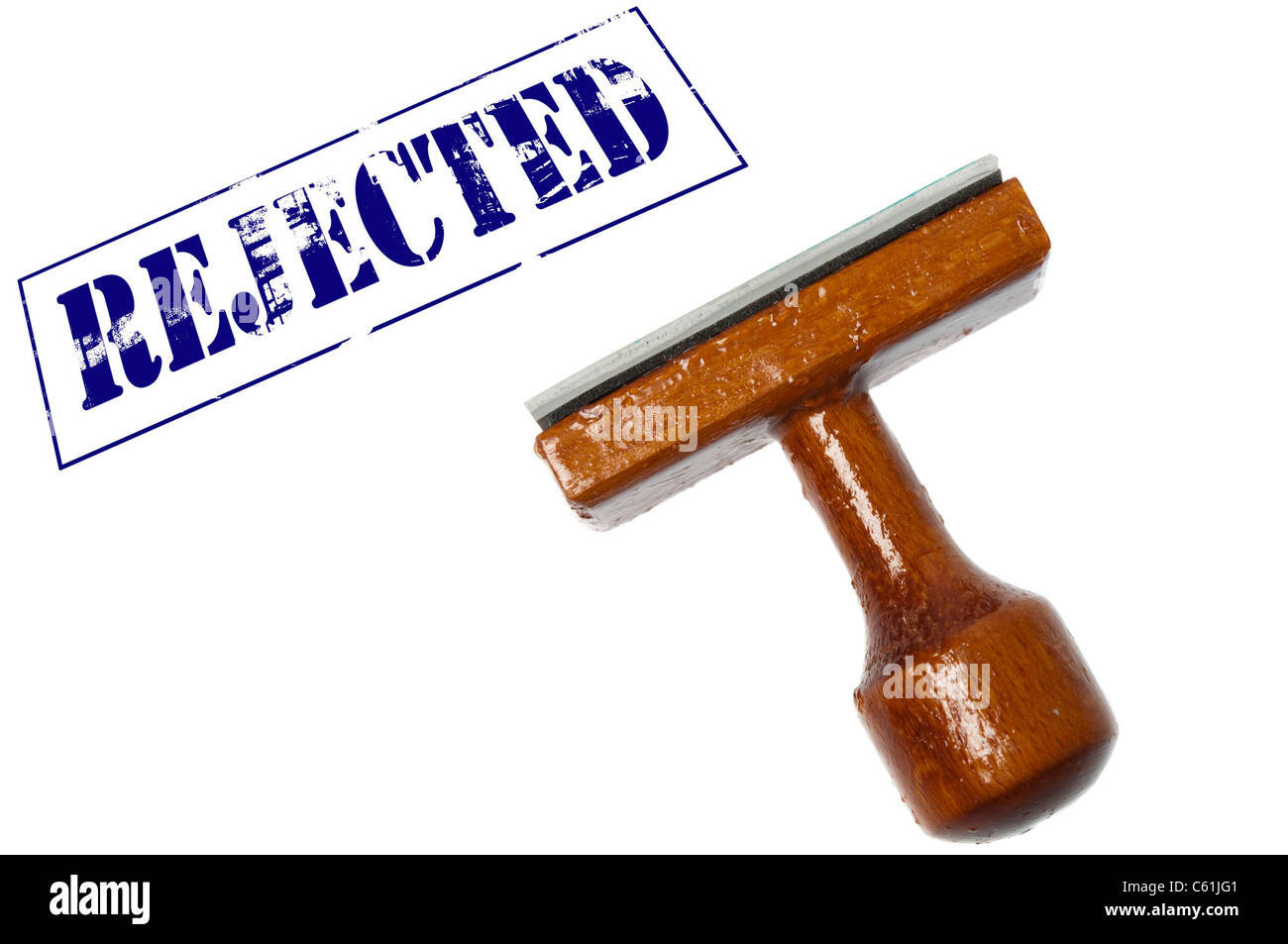 Rubber stamp refused refuse hi-res stock photography and images - Alamy