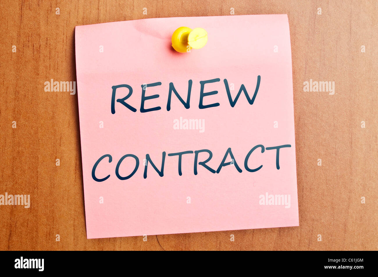 Contract renewal hi-res stock photography and images - Alamy